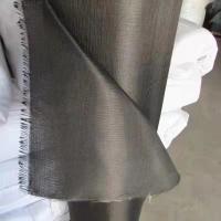 China 500C High Temperature Fiberglass Cloth Temperature Resistant And Flexible Black for sale