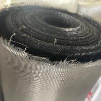 China Abrasion Resistant Black Fiberglass Cloth 0.2-1mm Alkali Resistance for sale