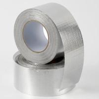 China Insulated Silver Aluminum Foil Fiberglass Cloth For Heat Reflection Waterproof for sale