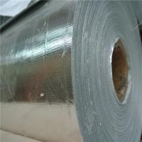 China Anti Static Aluminum Foil Coated Fiberglass Cloth Alkali Free Composition for sale