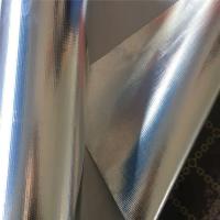 China Plain Woven Aluminum Foil Fiberglass Cloth Flame Retardant for sale