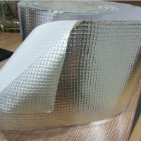 China Plain Twill Woven Aluminum Foil Fiberglass Cloth 100% Fiberglass for sale