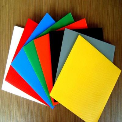 China Twin Wall Fluted Polypropylene Corrugated Plastic Sheets 2mm-12mm Thickness for sale