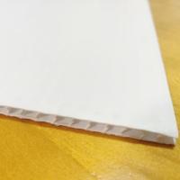 China Recycled White Coroplast Sheets 10mm Blank Corrugated Plastic Sheets for sale