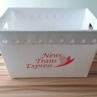 China PP Postal Totes Corrugated Plastic Turnover Box 3mm Coroplast for sale