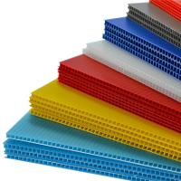 China 2.5mm 3.5mm Corrugated Plastic Sheets Fluted Twin Wall Plastic Sheet for sale