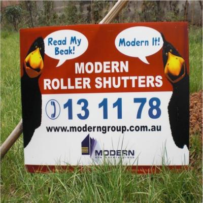 China Advertising Corrugated Plastic Yard Signs Coroplast 3mm Outdoor Durable for sale