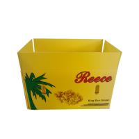 China PP Corrugated Vegetable Packaging Box 5mm Vegetable Corrugated Boxes for sale