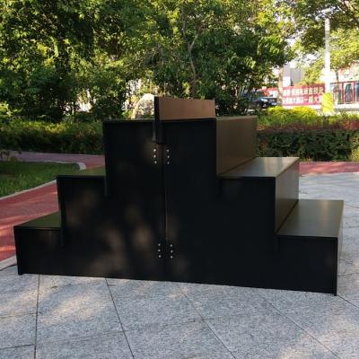 China Lightweight Floral Display Stand PP Corrugated Coroplast Flower Bouquet Display Stand for sale