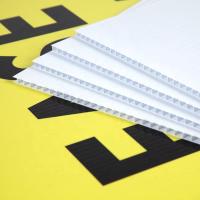 China White Corrugated Plastic Sheets 4x8 Coroplast Sheet Printable Colorful for sale