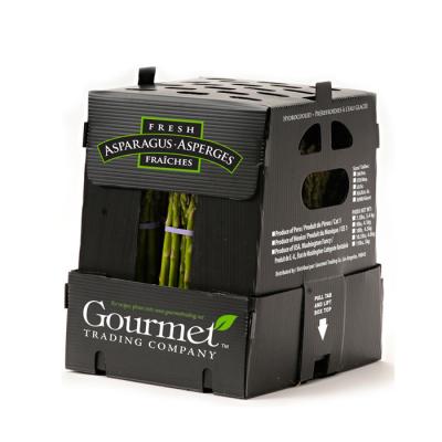 China Recycled Turnover Vegetable Packaging Box Vegetable Corrugated Boxes for sale
