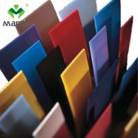 China Red 1.6mm PP Hollow Sheet Corflute Coroplast Fluted Polypropylene Sheet for sale