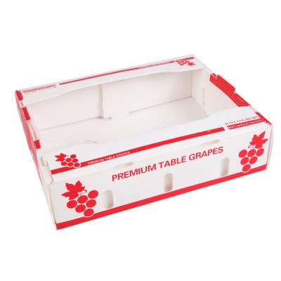 China Moisture Proof Vegetable Packaging Box Plastic Corrugated Foldable Boxes for sale