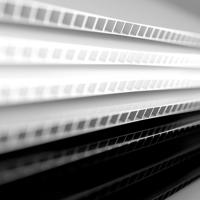 China 3mm 4mm Polypropylene Corrugated Sheet Construction Flooring Protection Sheet for sale