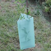 China 2mm Corflute Corrugated Tree Guards Triangle Plastic Tree Trunk Protectors for sale