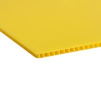 China 4mm Twin Wall Polypropylene Sheet Double Wall Corrugated Plastic Sheets for sale