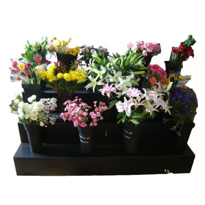 China PP Polypropylene Flower Display Stand Black Corflute 8mm Thickness for sale