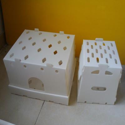 China Turnover PP Corrugated Plastic Box Hollow Corflute Storage Boxes for sale