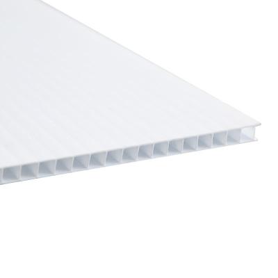 China 12mm Corrugated Twinwall Plastic Sheet Polypropylene Blank Coroplast for sale