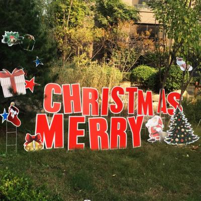 China UV Protection Coroplast Yard Card Corrugated Plastic Cut Out Letters for sale