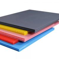 China Black 1.8mm PP Hollow Sheet Coroplast Corrugated Plastic Board for sale