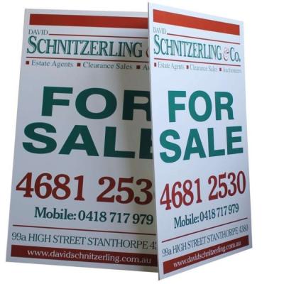 China 3mm 5mm Corflute Sign Weatherproof Corflute Display Boards for sale