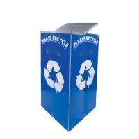 China PP Coroplast Recycle Bin Eco Friendly Resistant Durable for sale