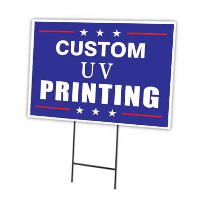 China Coroplast Yard Signs Corrugated Plastic Signs Polypropylene Customized for sale