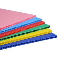 China PP Corrugated Plastic Sheet Recycled Rigid Polypropylene Fluted Board for sale