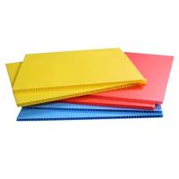 China Customized Durable Polypropylene Corrugated Plastic Sheet Hollow Board UV Resistant for sale
