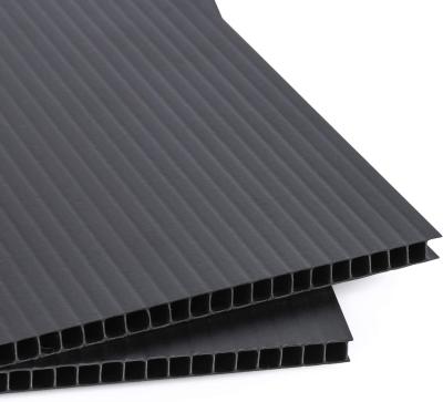 China Corflute Sheet Waterproof UV Resistant PP Corrugated Plastic Sheet Ideal for Outdoor Providing Protection Against Environmental Damage for sale