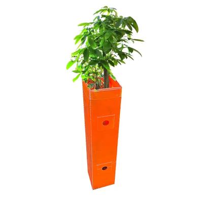 China Polypropylene Corrugated Plastic Tree Guard Protector Sapling From Rodents Bites for sale