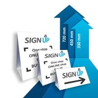 China Waterproof Corflute PP Roster Sign Customized Corrugated Plastic Sign for sale
