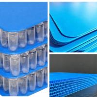 China Glass Container Divider Pad is made of eco-friendly PP hollow sheet, food-grade, non-toxic and odorless. Rounded edges protect packaging; strong load capacity, stackable, reusable, lightweight. for sale