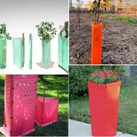 China PP plastic vine guard – Durable PP plant protection tube designed to shield young vines from wind, pests, and physical damage while promoting healthy growth in agricultural and forestry applications. for sale