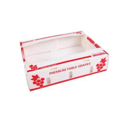 China vegetable and fruit packaging box with folding resistance, anti-aging, bearing strength, tensile, compression, tearing, high temperature, colorful features for sale