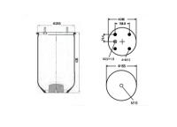 China Spare Parts Suspension Supplier For Contitech 810MB Truck Air Springs for sale