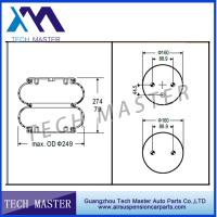 China Double  Covoluted Air Bags 1003586910C Industrial Air Springs Firestone W01-358-6910 for sale