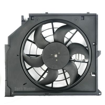 China Radiator Cooling Fan Assembly For BMW 3 Series E46 400W Cooling Fan Motor 17117525508 17117561757 for sale