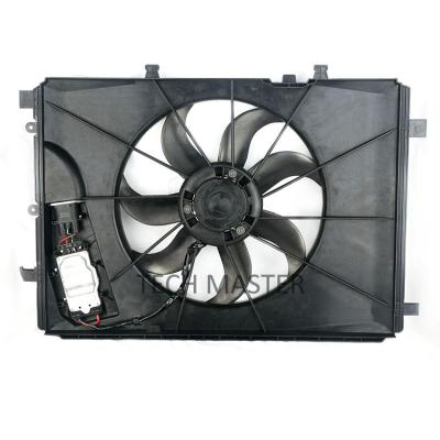China Mercedes 400W Radiator Condenser Cooling Fan For W176 W246 X156 C117 With Brush Control Module A2465000093 for sale