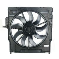 China 17428618242 850W Radiator Condenser Cooling Fan Assembly For BMW X5 2006-2020 E70 E71 F15 F16 for sale