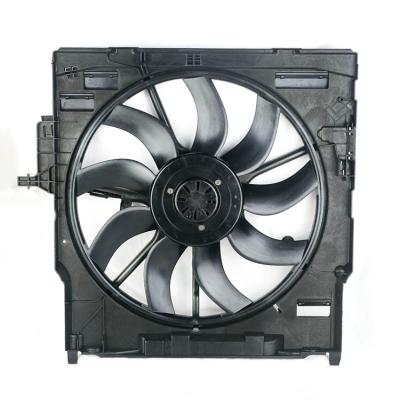 China 17428618242 850W Radiator Condenser Cooling Fan Assembly For BMW X5 2006-2020 E70 E71 F15 F16 for sale