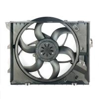 China BMW 3 Series 2005-2012 E90 / E91 17427523259 17117590699 400W Radiator Condenser Cooling Fan Assembly for sale