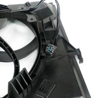 China BMW 3 Series 2005-2012 E90 / E91 17427523259 17117590699 400W Radiator Condenser Cooling Fan Assembly for sale