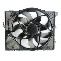 China Genuine Engine Cooling Fan Assembly BMW E90 E91 600W 17427547305 17427522055 Radiator Fan Control Module for sale