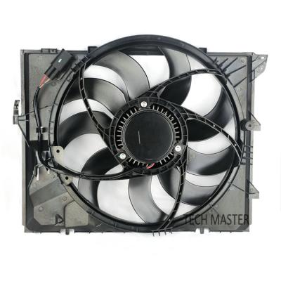 China Genuine Engine Cooling Fan Assembly BMW E90 E91 600W 17427547305 17427522055 Radiator Fan Control Module for sale