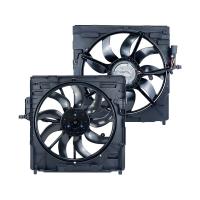 China Plastic Car Cooling Fan For BMW E70 E71 F15 F16 Models ISO TS15949 Certified 17427616104 17428508177 for sale