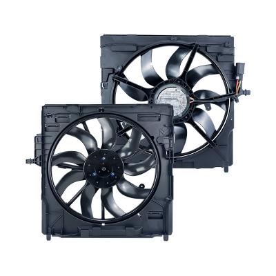 China Plastic Car Cooling Fan For BMW E70 E71 F15 F16 Models ISO TS15949 Certified 17427616104 17428508177 for sale
