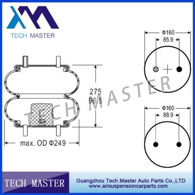 China Rubber air spring suspension W01-358-6884 for track for Industrial Air Spring Bellow for sale