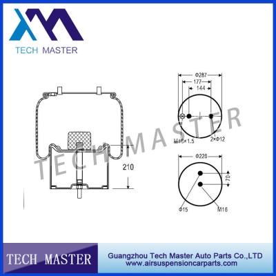 China Rubber Firestone Truck Air Springs for Scania 1379392 / 1440294 / 1543691 for sale